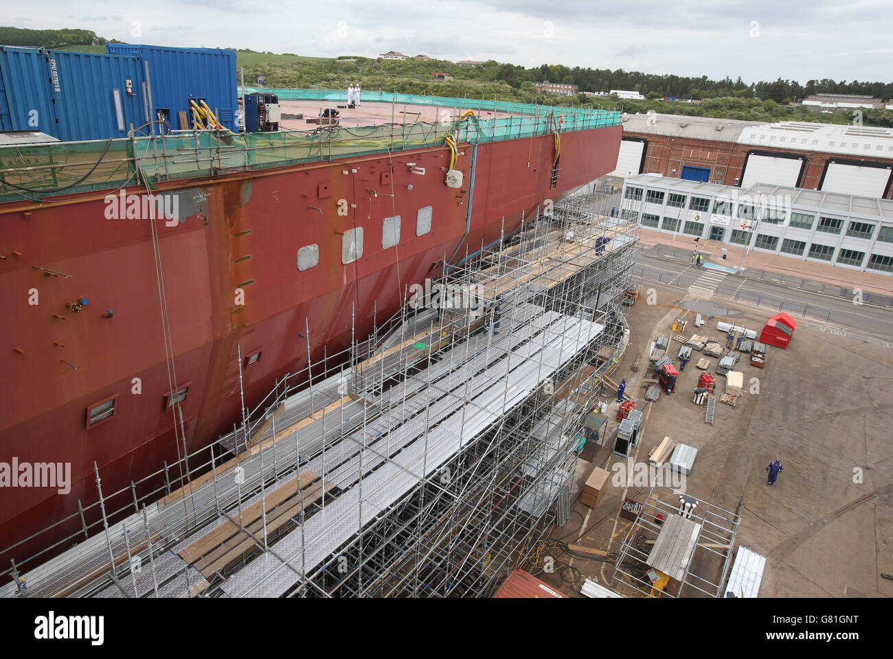 Rosyth Dockyard centenary celebration Stock Photo - Alamy
