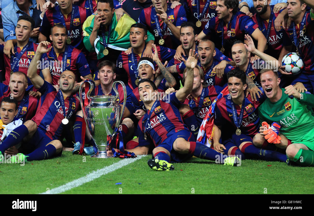 Soccer - UEFA Champions League - Final - Juventus v Barcelona - Olympiastadion. Barcelona ...