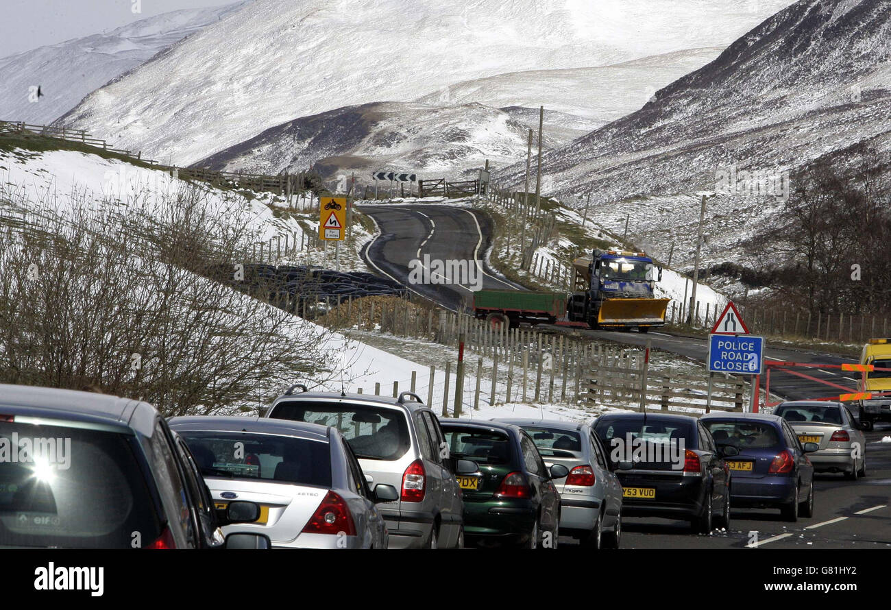 Heavy Snow in Scotland Stock Photo - Alamy