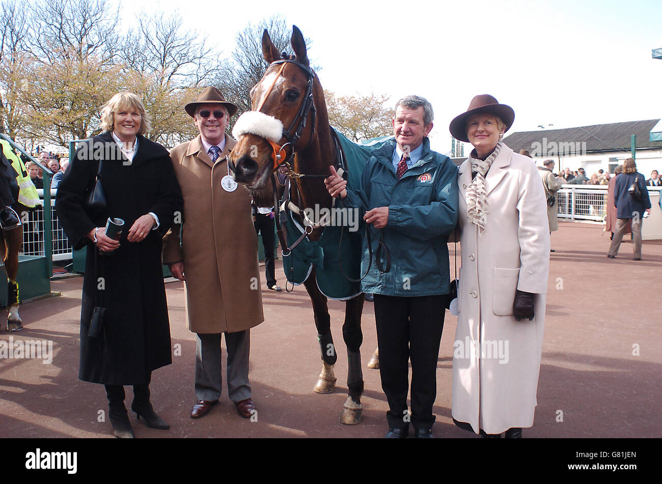 Moscow Flyer's trainer Jessica Harrington, owner Brian Kearney ...