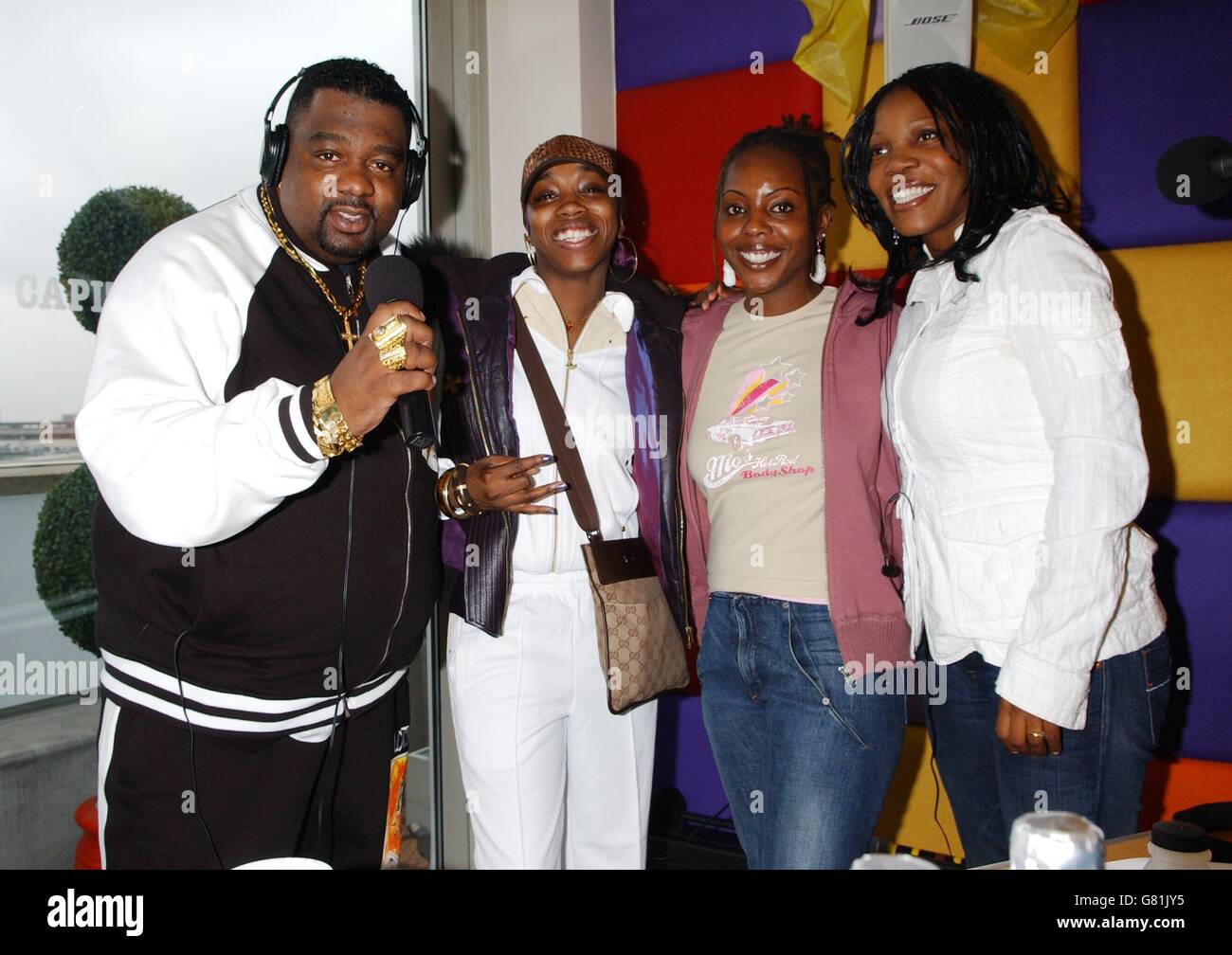 Morning Vybe Birthday Party - Choice FM - Leicester Square Stock Photo ...