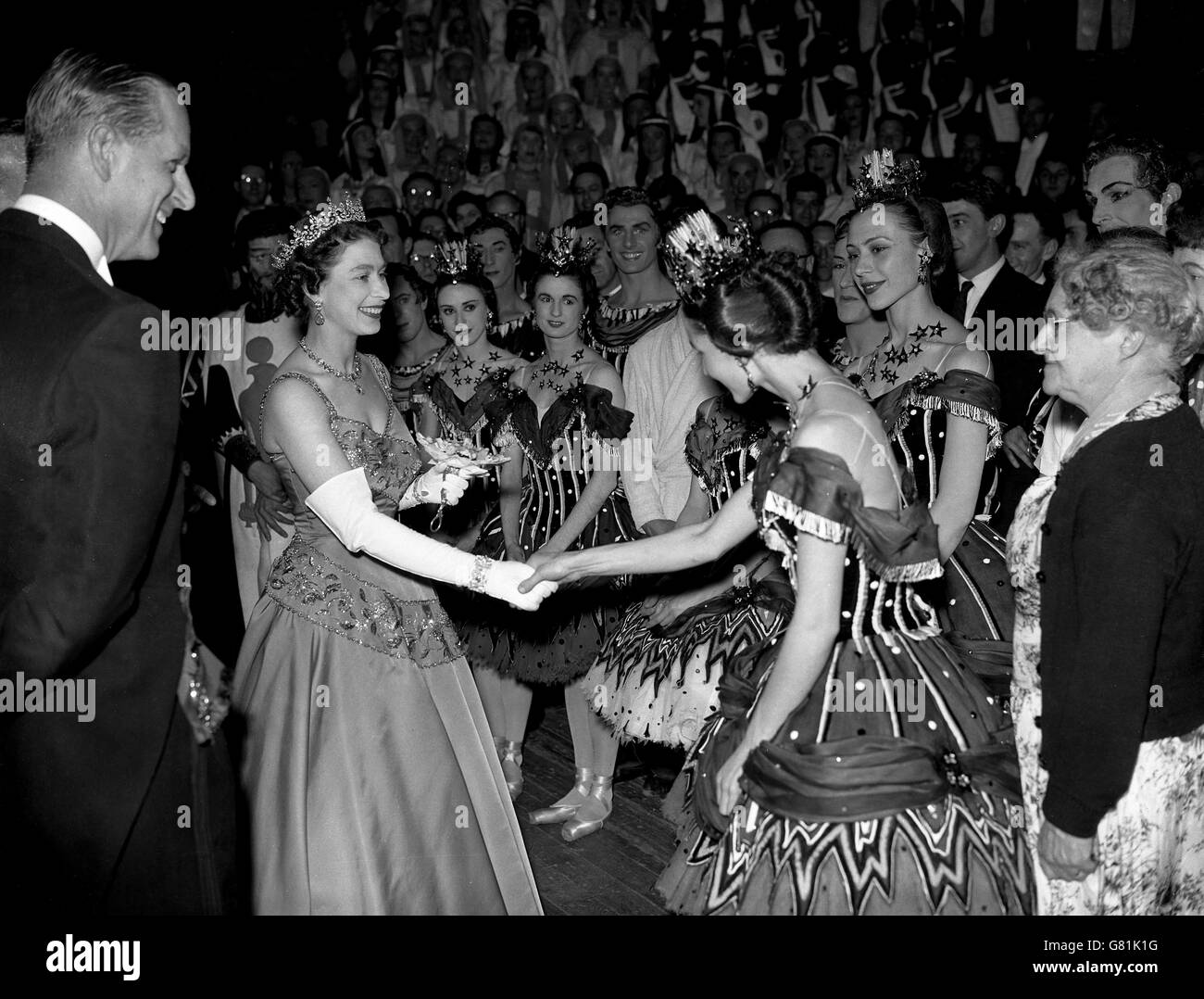 The Queen at the Royal Opera House Stock Photo - Alamy