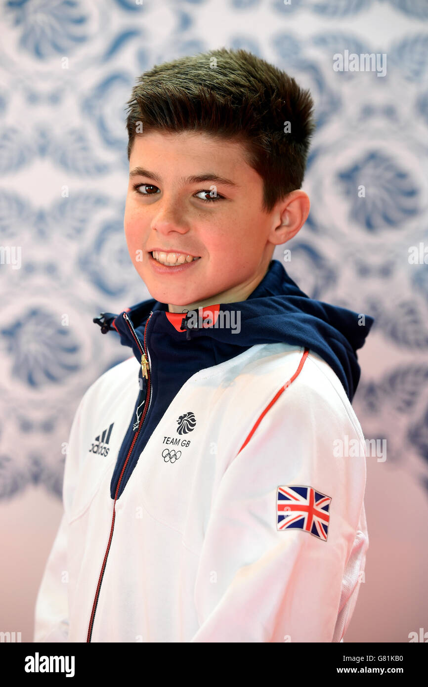 Great Britain's Matthew Dixon during a kitting out session at The NEC ...