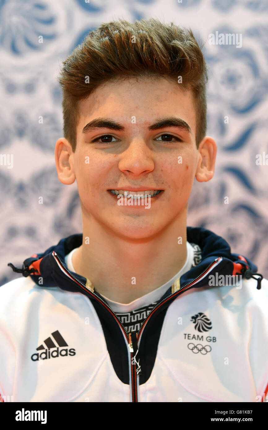 Great Britain's Ross Haslam during a kitting out session at The NEC ...