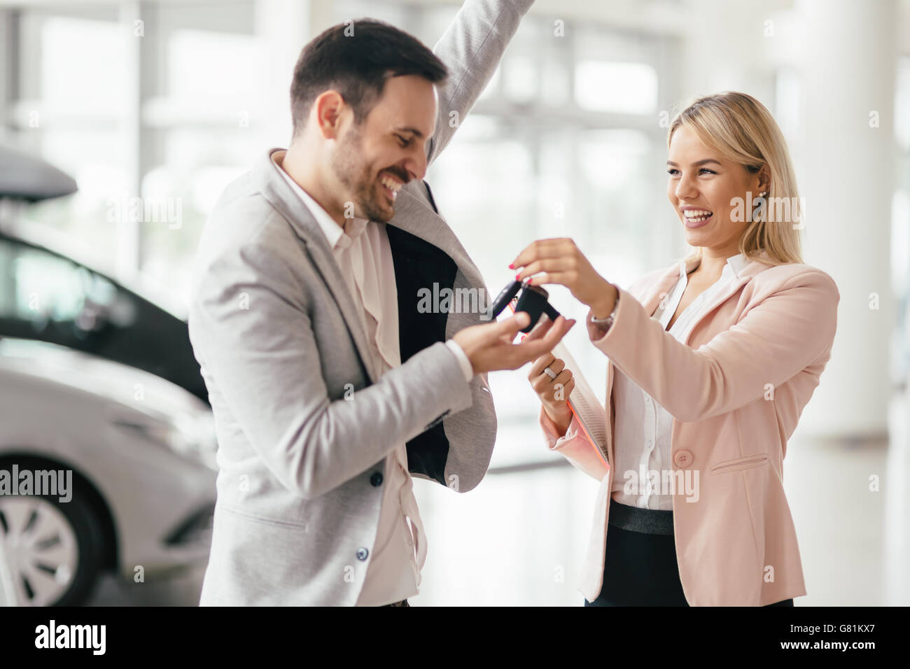 Happy customer hi-res stock photography and images - Alamy