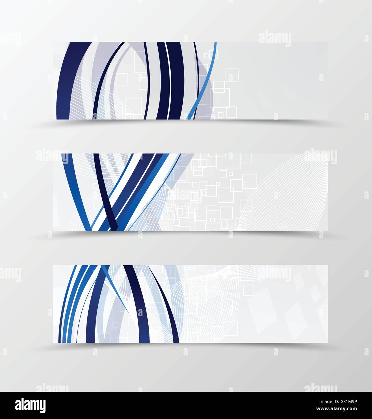 Set of banner wave design Stock Vector Image & Art - Alamy