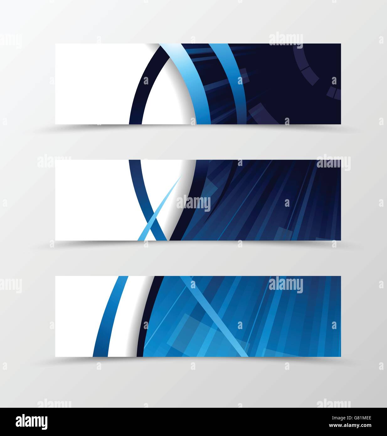 Set of banner spectrum design Stock Vector Image & Art - Alamy