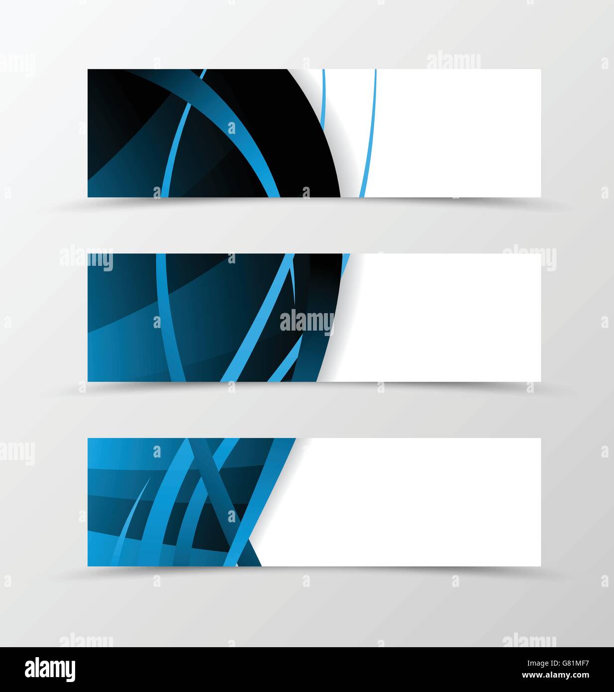 Set of banner wave design Stock Vector Image & Art - Alamy