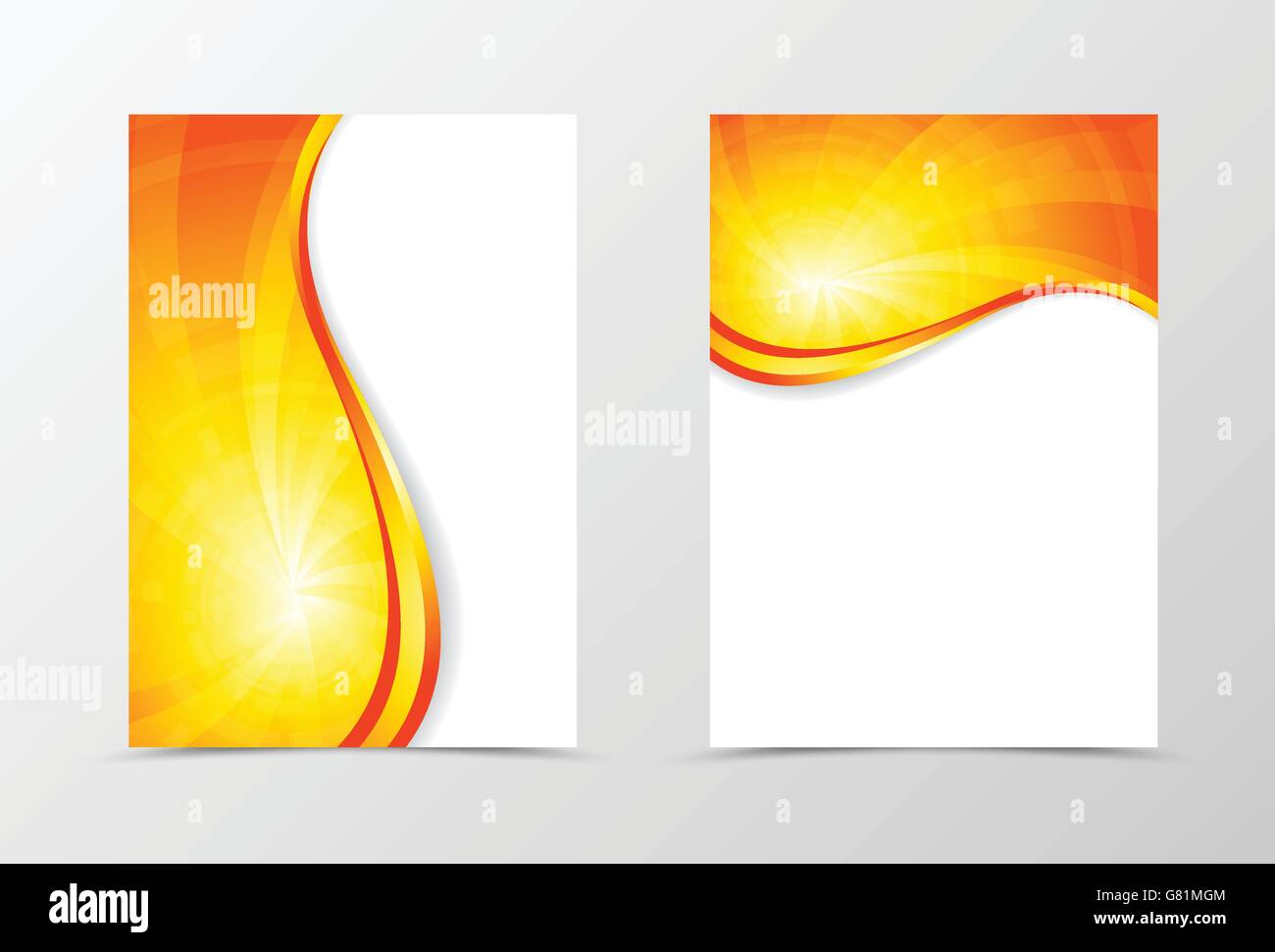 Flyer template vortex design Stock Vector Image & Art - Alamy