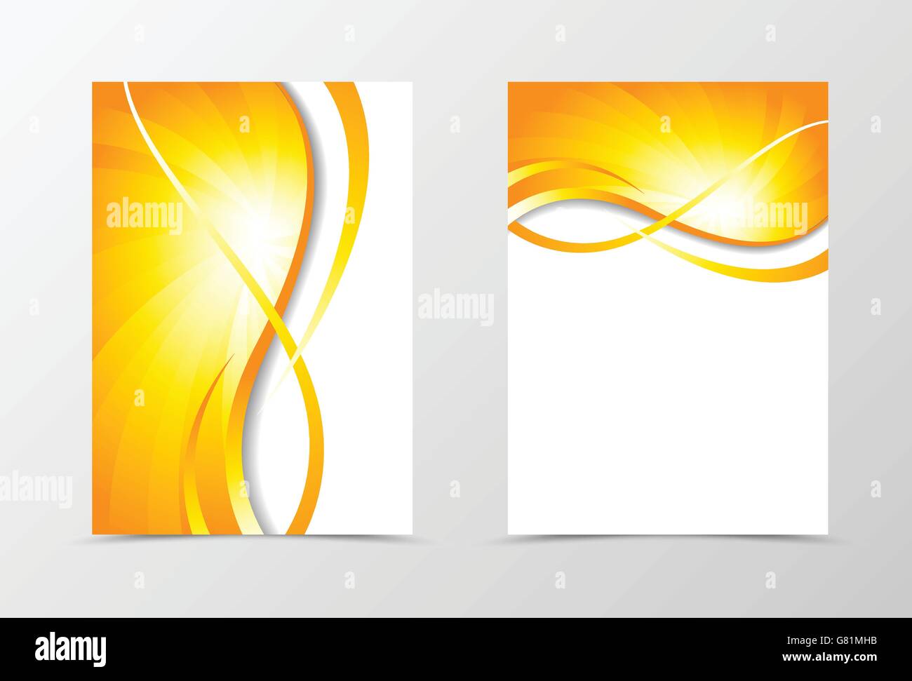 Flyer template vortex design Stock Vector Image & Art - Alamy