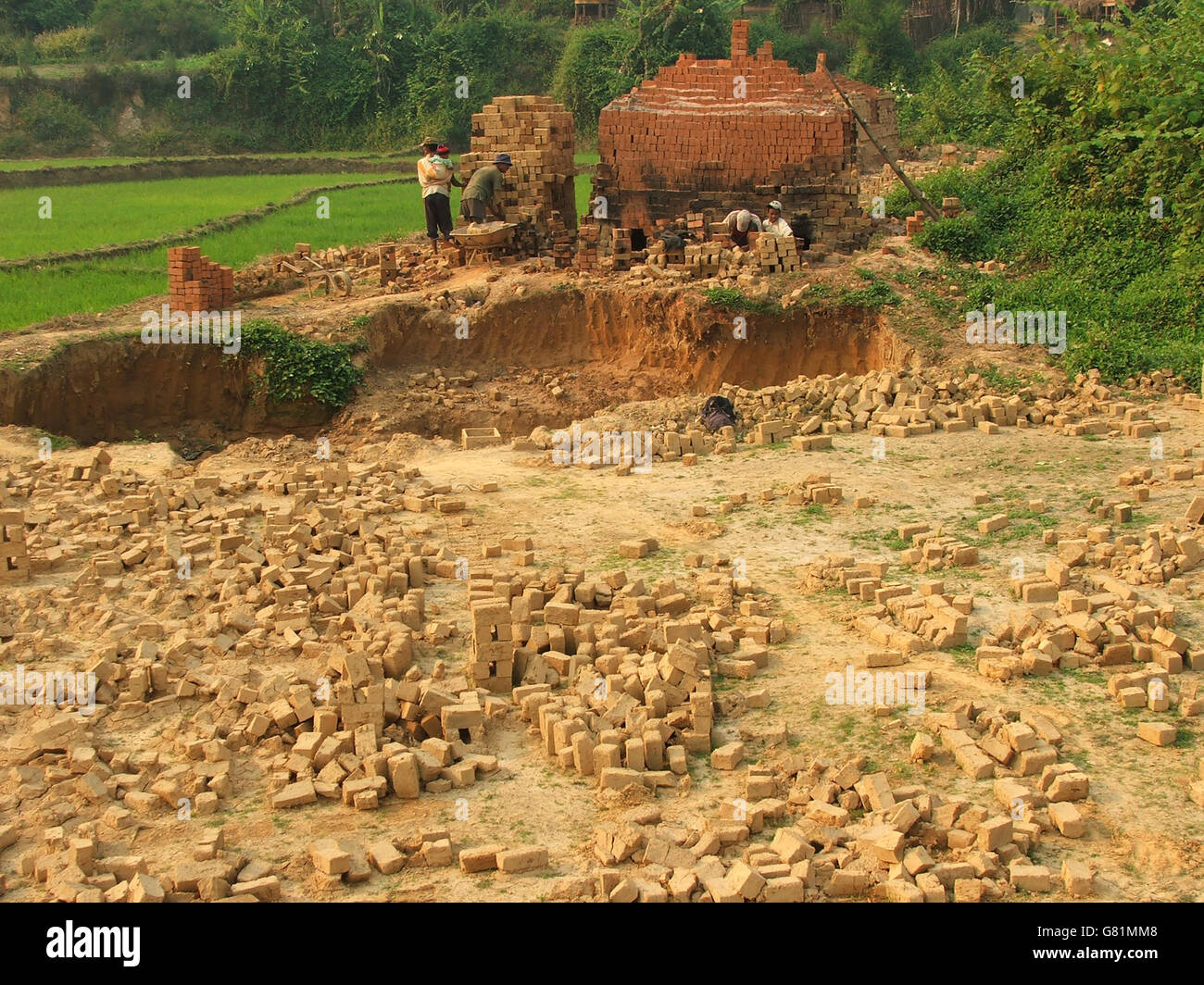 Brick Factory, Madagascar Stock Photo - Alamy