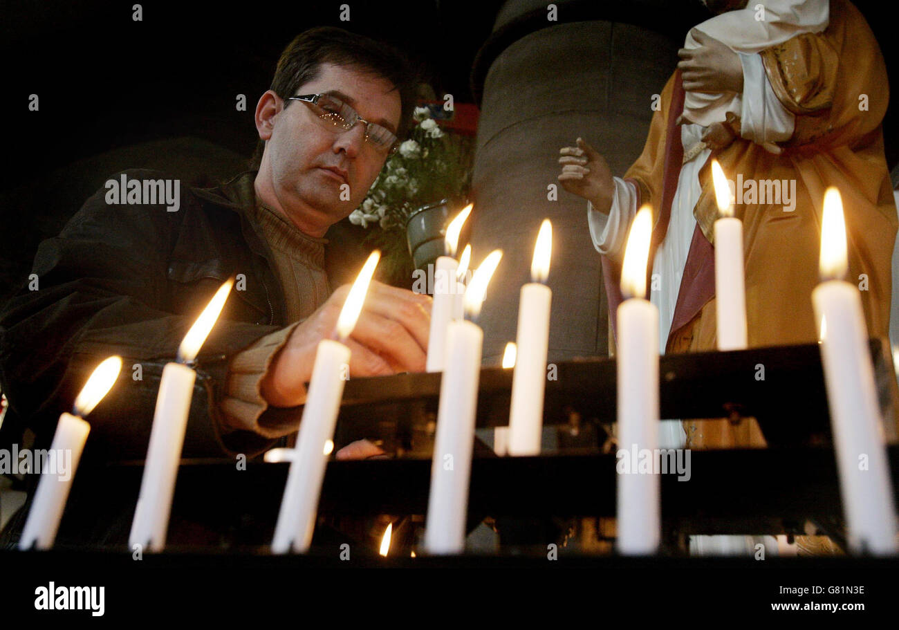 Irish singer Daniel O'Donnell at the St Mary's Roman Catholic Cathedral ...