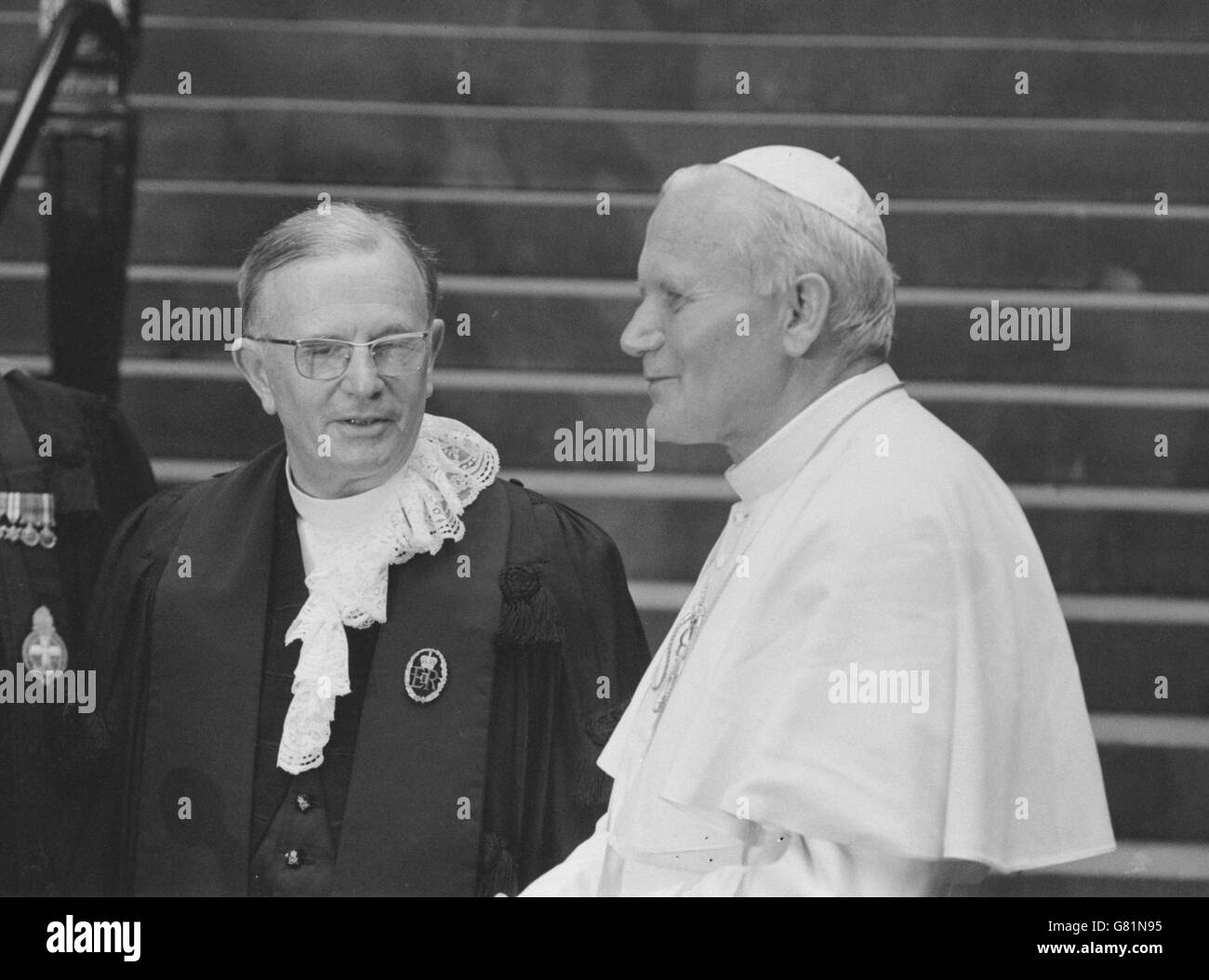 The rt rev professor john mcintyre in the assembly hall hi-res stock ...