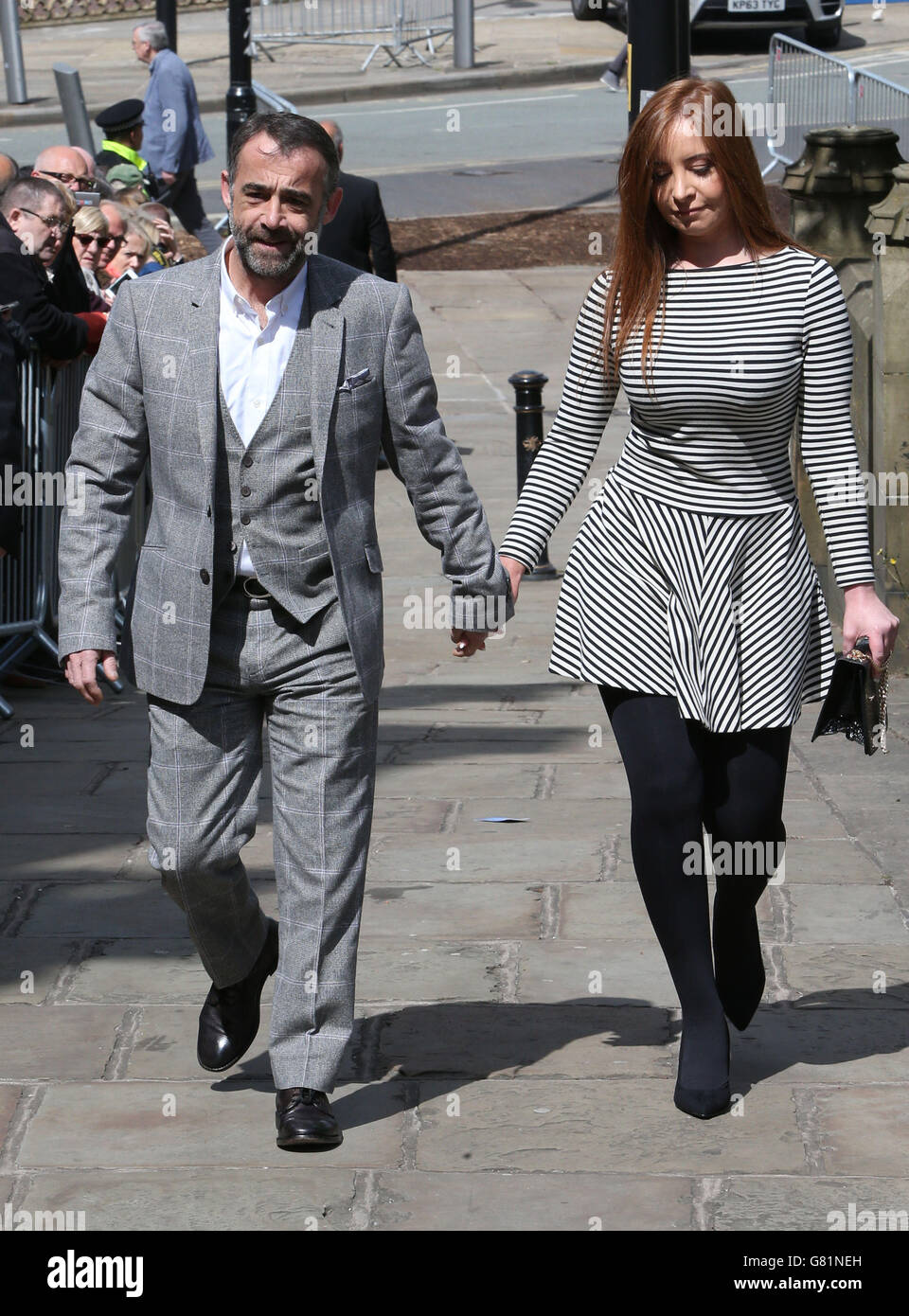 Louise gibbons and michael le vell hi-res stock photography and images ...