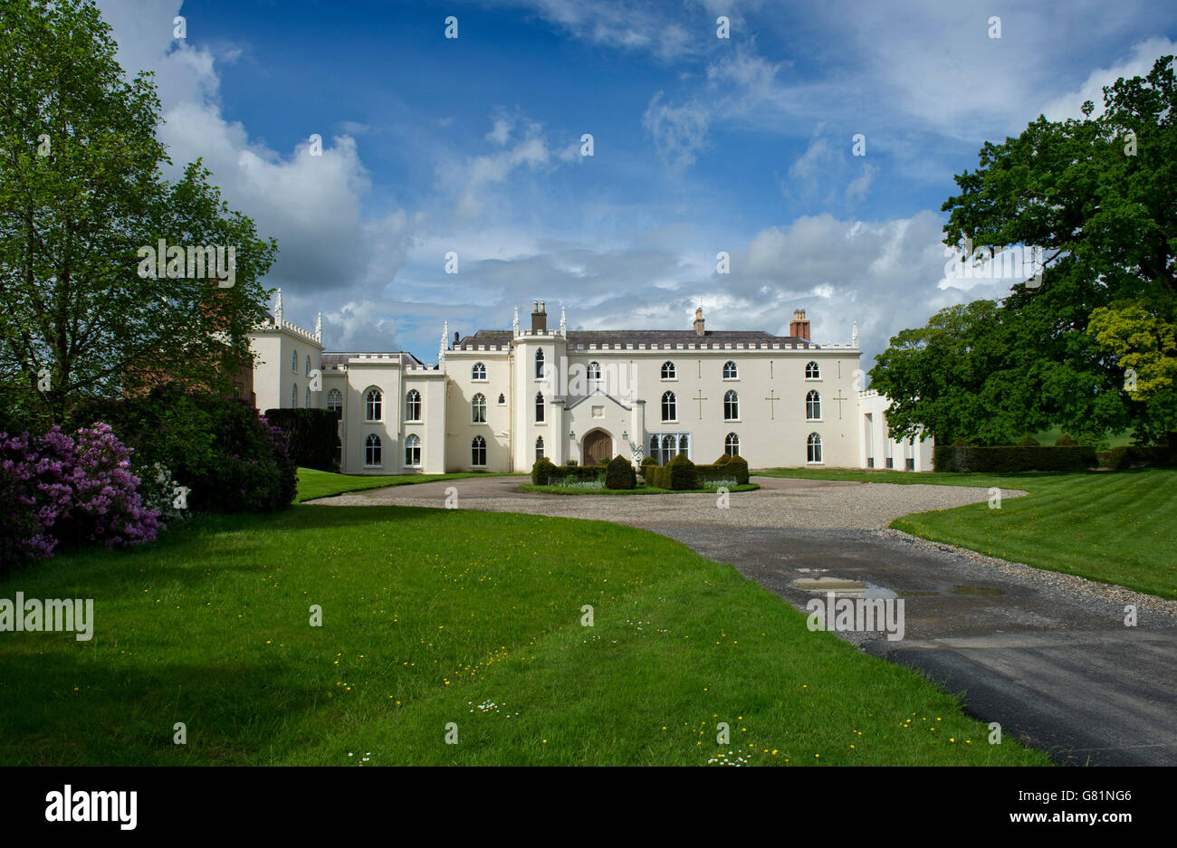 Combermere Abbey,Shropshire,UK,a former monastry with owners Peter ...