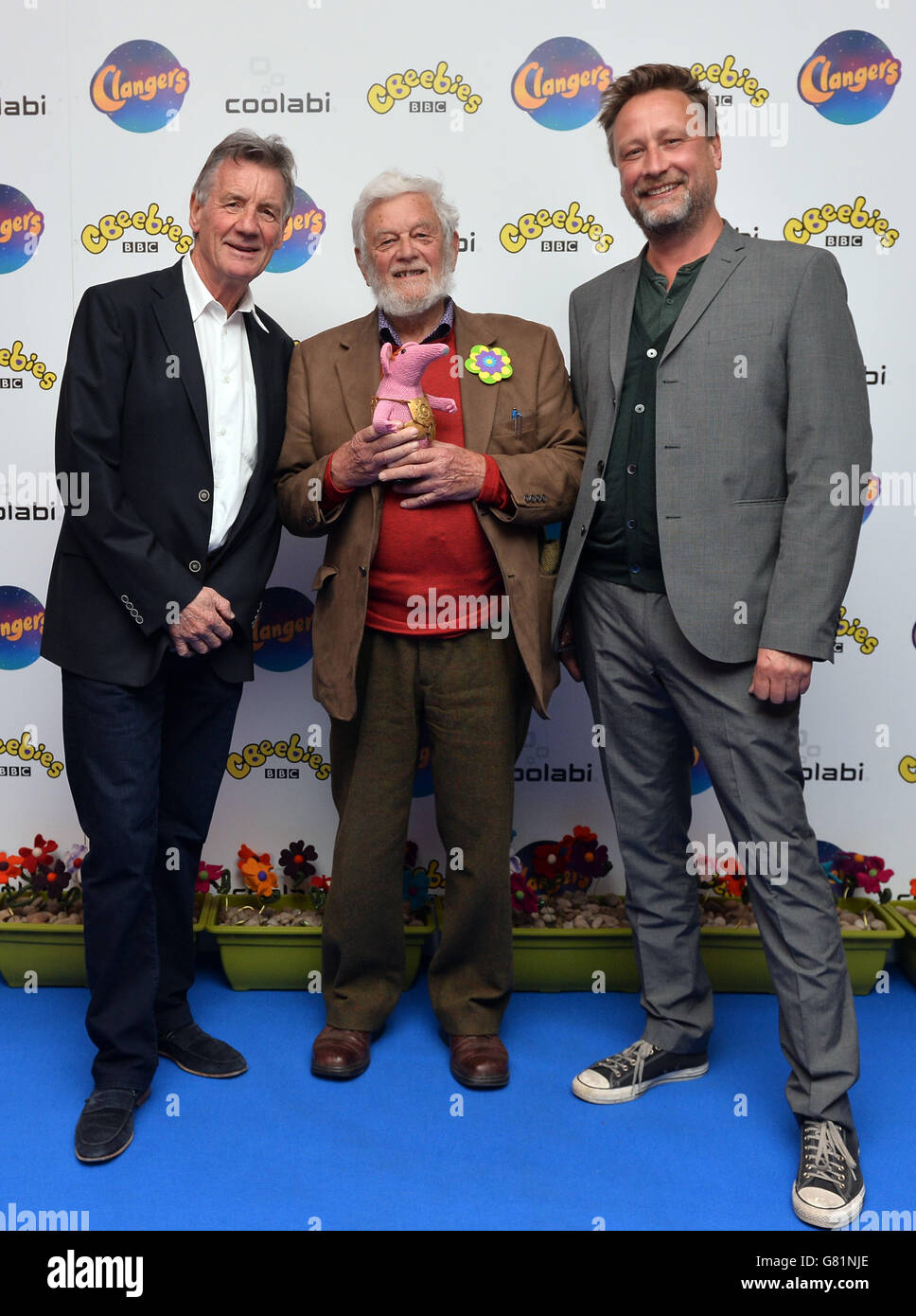 (Left - right) Michael Palin, Peter Firmin and Dan Postgate attend the ...
