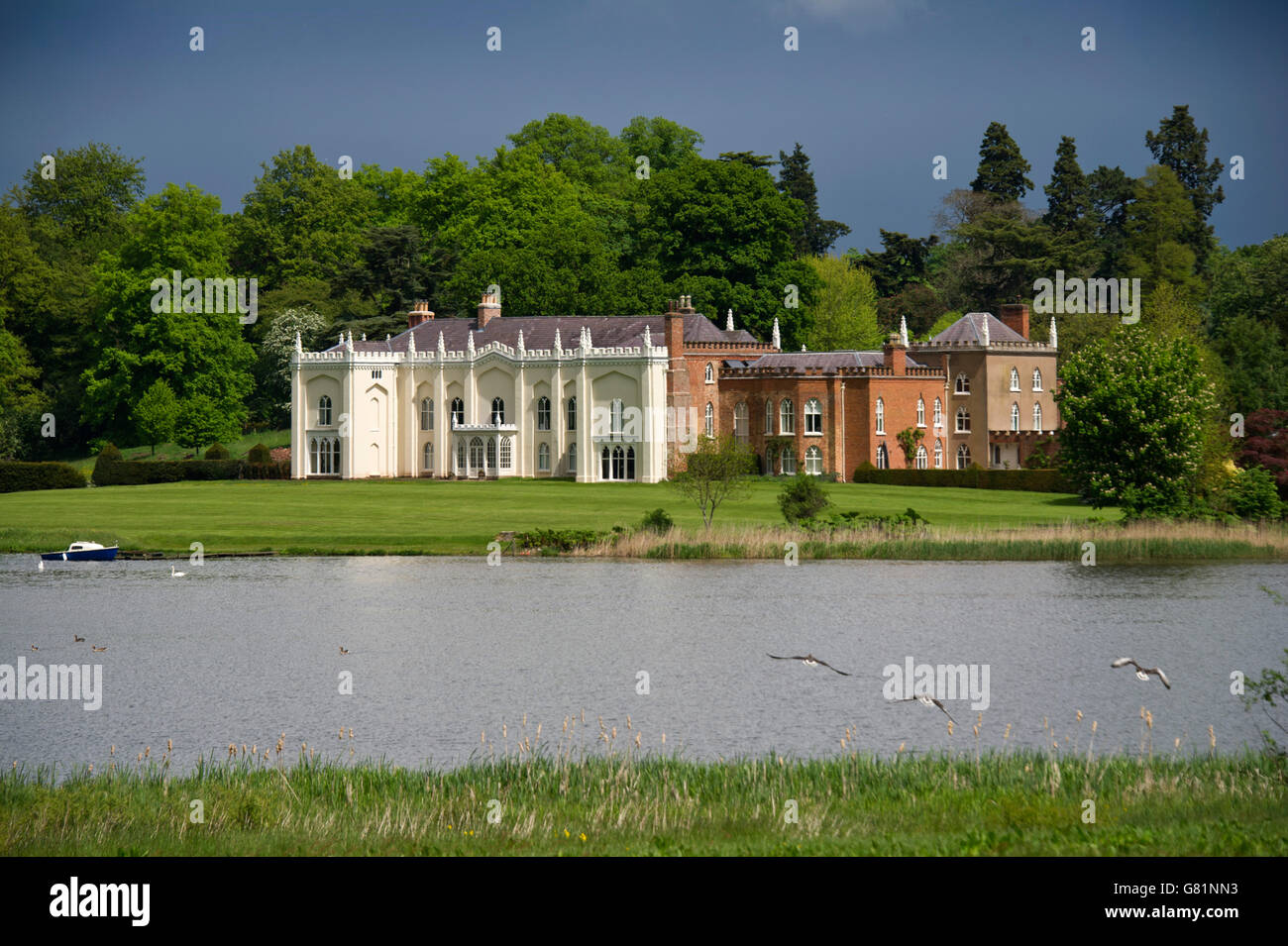 Combermere Abbey,Shropshire,UK,a former monastry with owners Peter ...