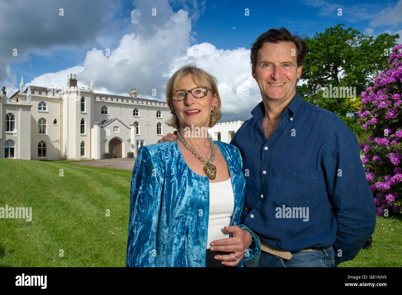 Combermere Abbey,Shropshire,UK,a former monastry with owners Peter ...