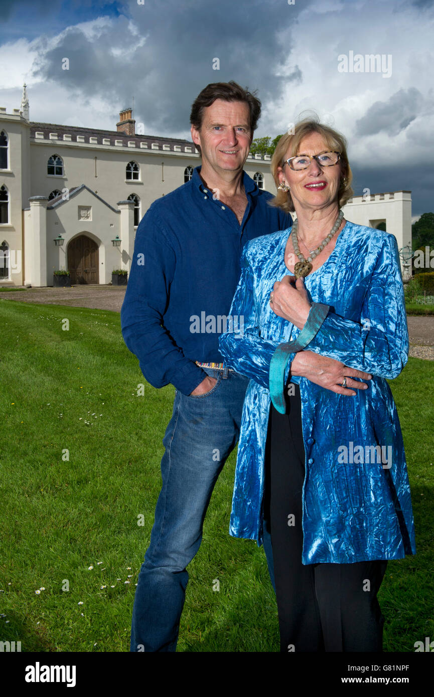 Combermere Abbey,Shropshire,UK,a former monastry with owners Peter ...