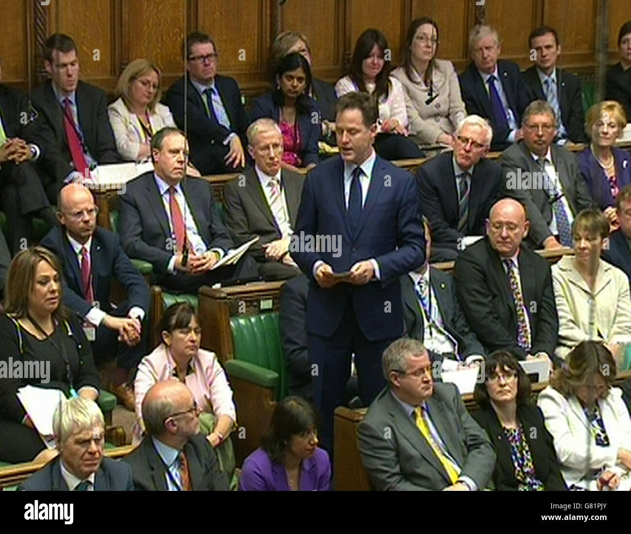 Liberal Democrat leader Nick Clegg gives his tribute to former Liberal ...