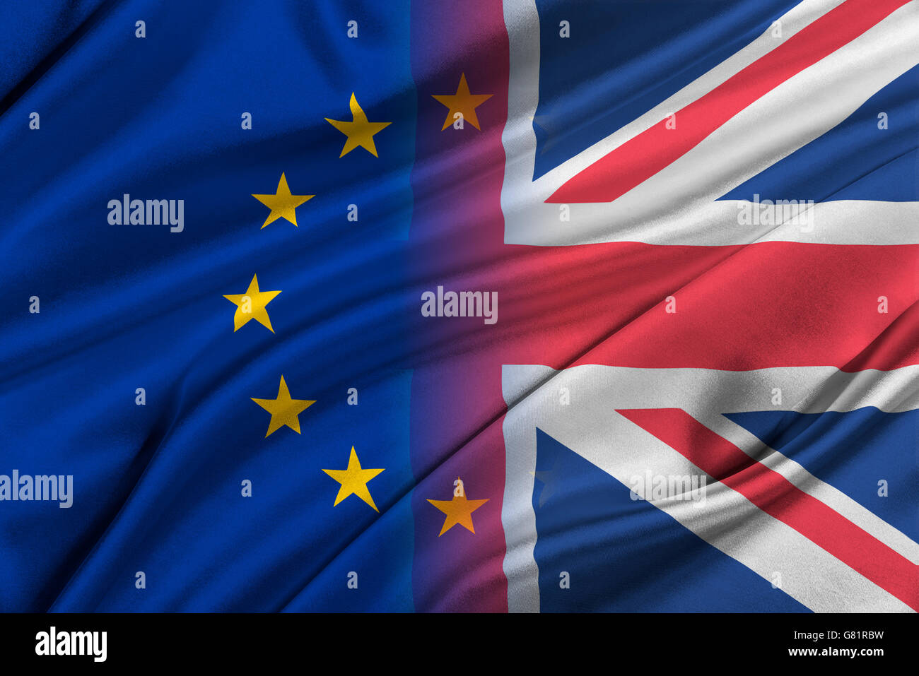 Brexit flags hi-res stock photography and images - Alamy
