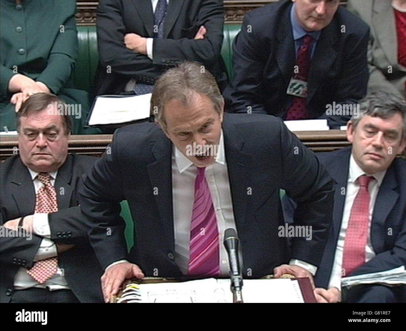 Prime Minster's Questions - House of Commons Stock Photo - Alamy