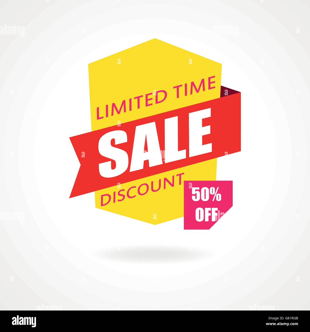 Special offer 50 percent off Stock Vector Images - Alamy