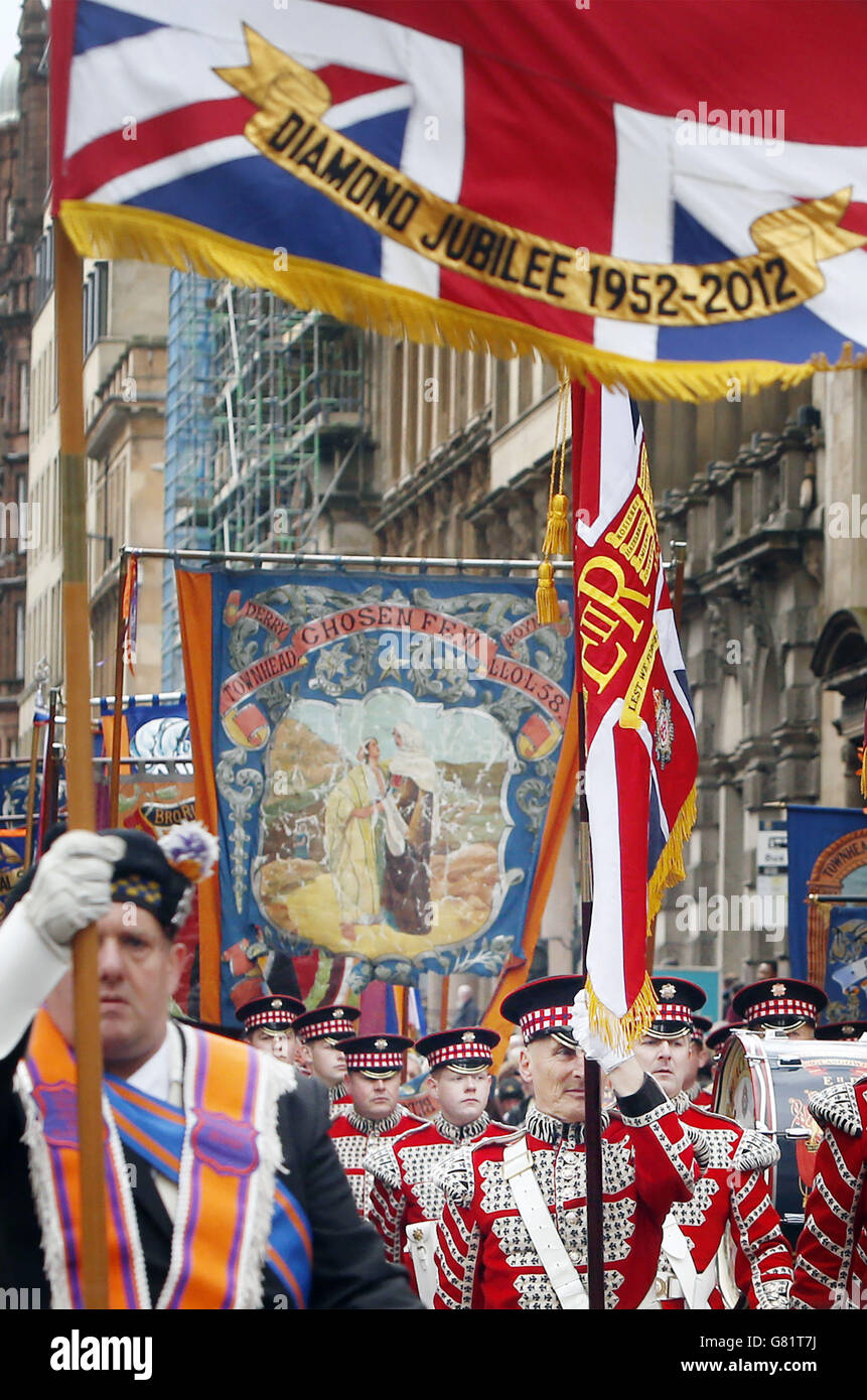 Orangefest glasgow hi-res stock photography and images - Alamy