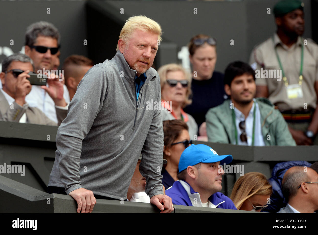 Boris becker action hi-res stock photography and images - Alamy