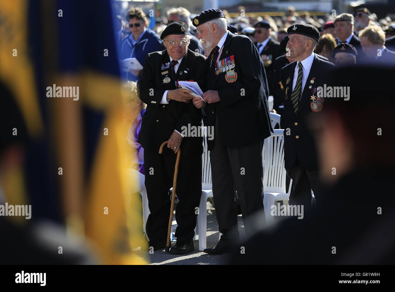 D-Day memorial 71st anniversary Stock Photo - Alamy