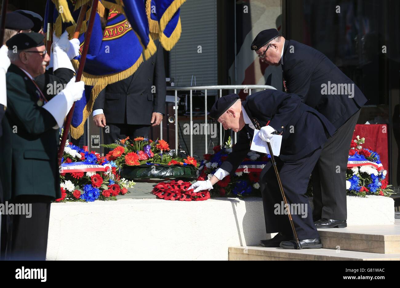 D-Day memorial 71st anniversary Stock Photo - Alamy