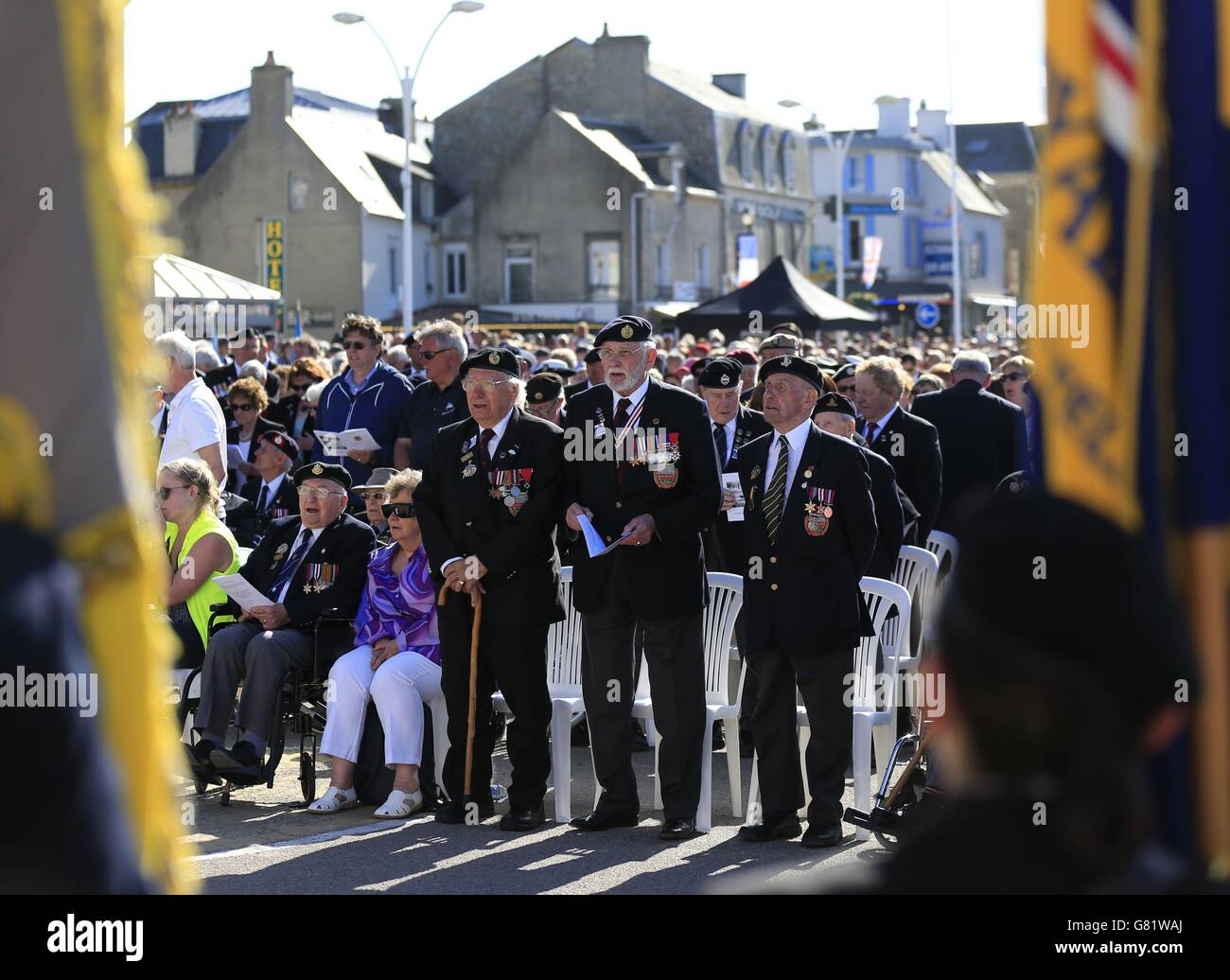 D-Day memorial 71st anniversary Stock Photo - Alamy