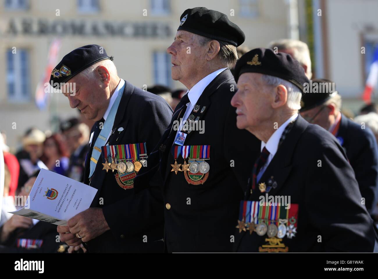 D-Day memorial 71st anniversary Stock Photo - Alamy