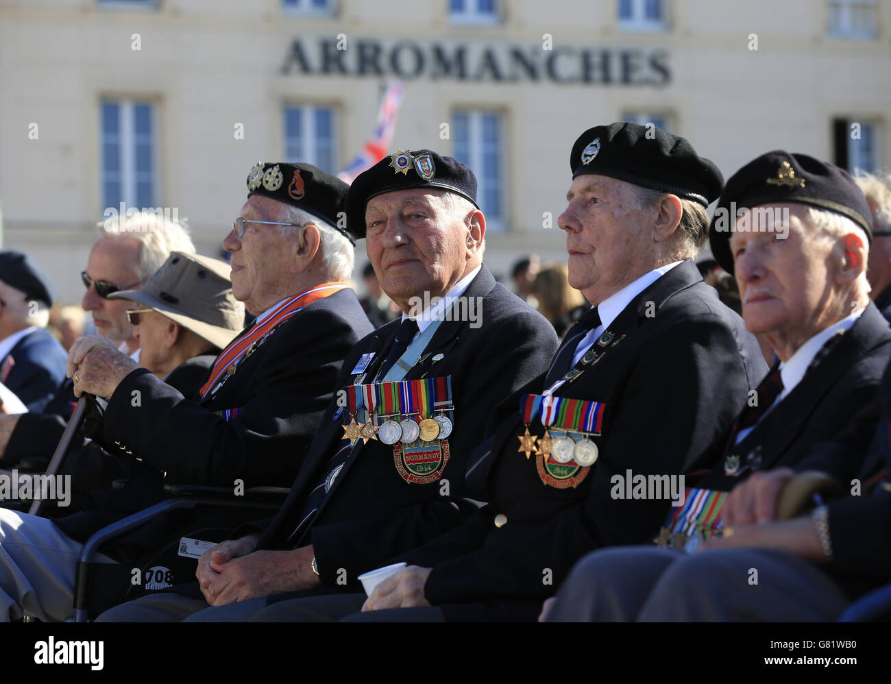 D-Day memorial 71st anniversary Stock Photo - Alamy