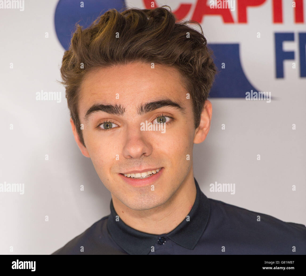 Capital FM Summertime Ball 2015 - London. Nathan Sykes backstage at the ...