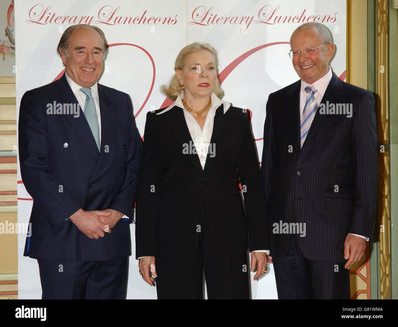 Christopher Foyle (left) with Hollwood legend Lauren Bacall and ...