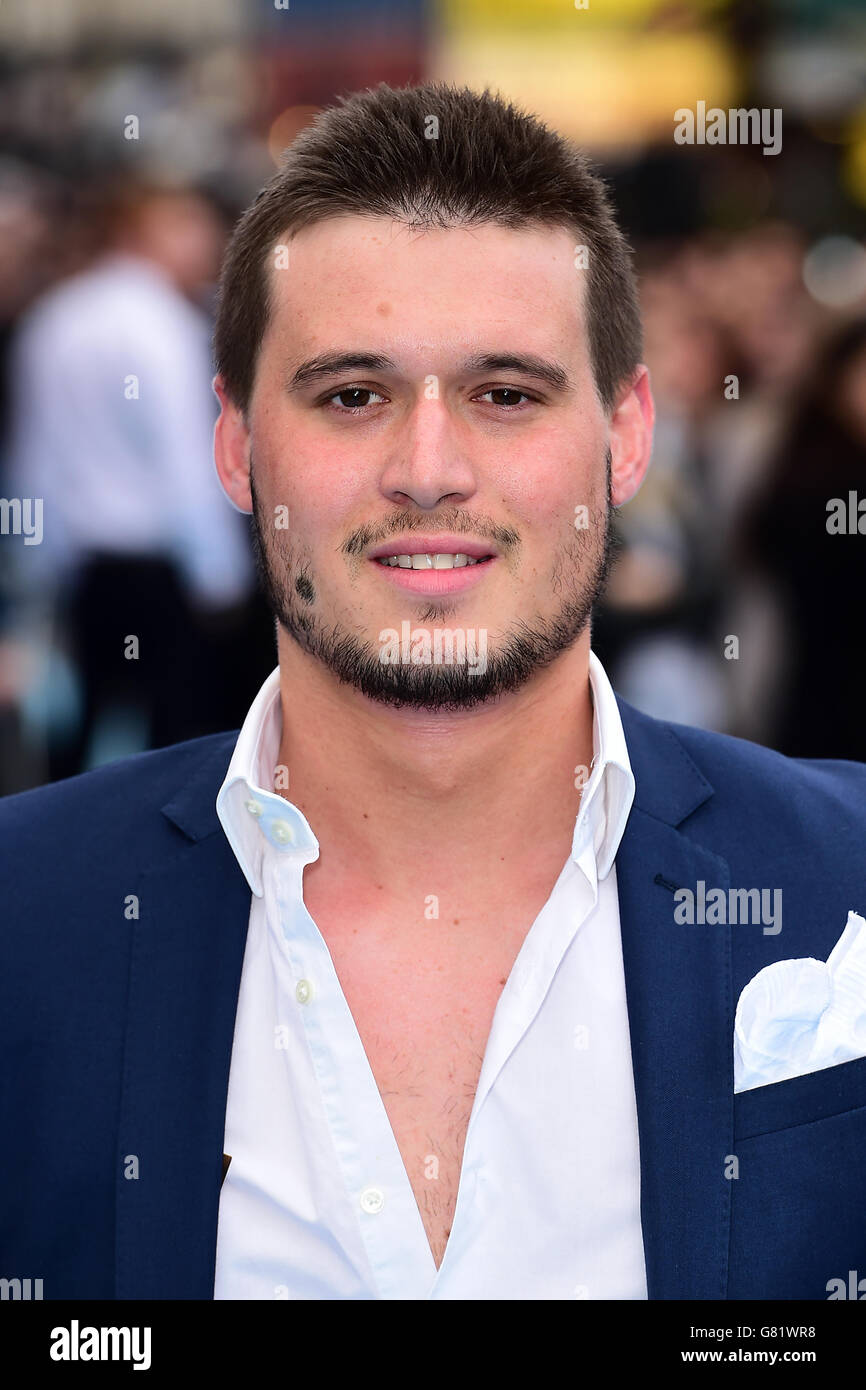 Charlie Sims attending the Entourage UK Film Premiere held at Vue West ...