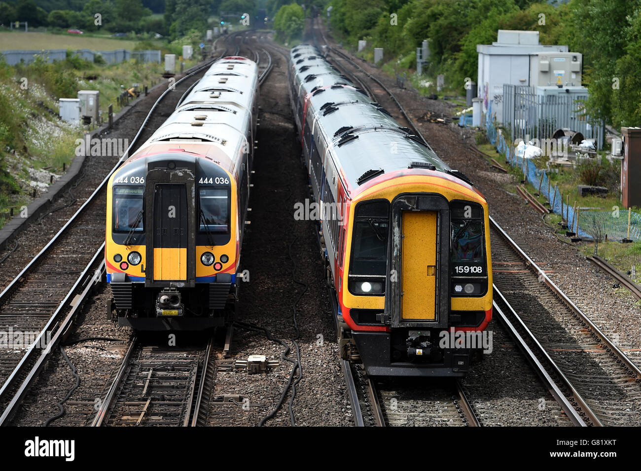 Basingstoke railway track hi-res stock photography and images - Alamy