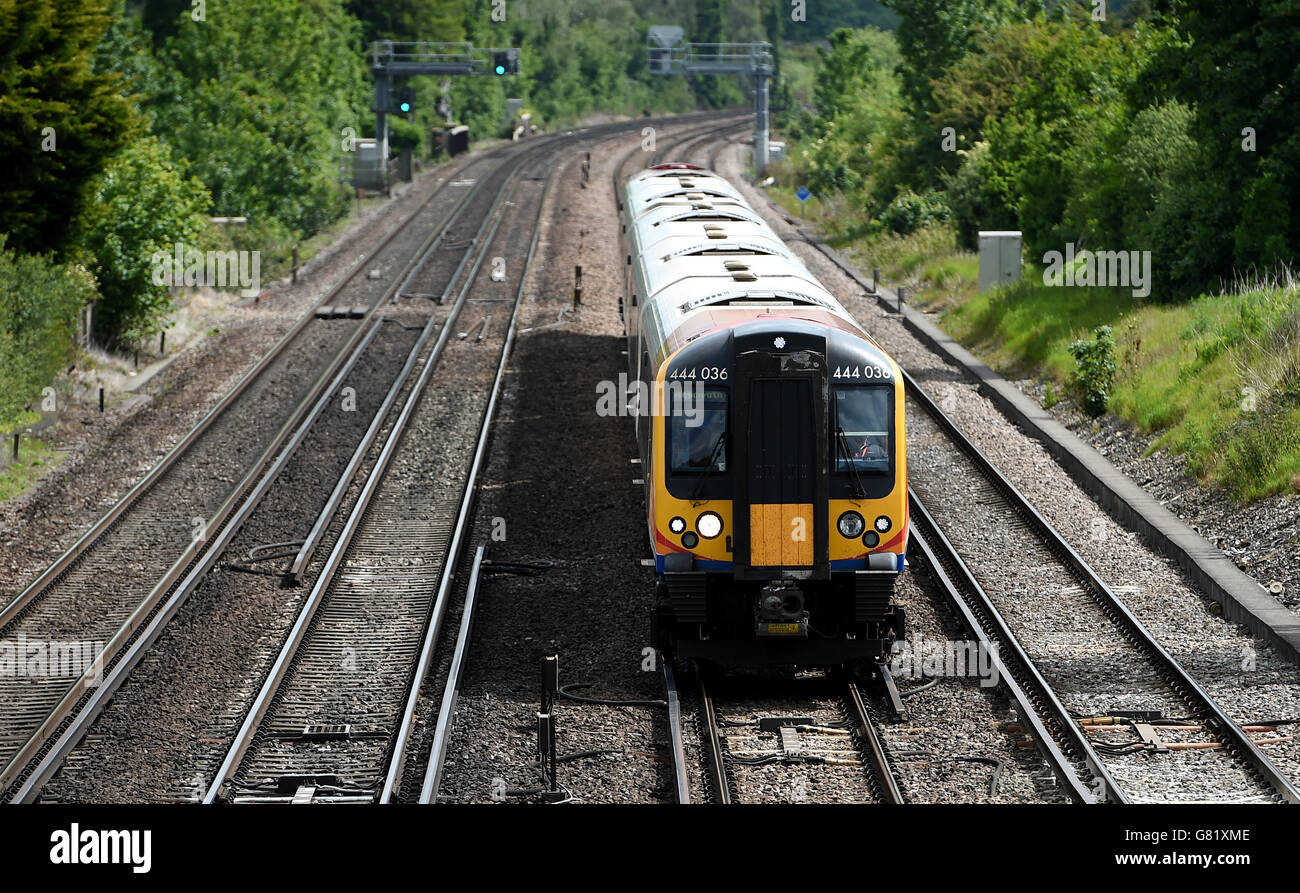 Basingstoke railway track hi-res stock photography and images - Alamy