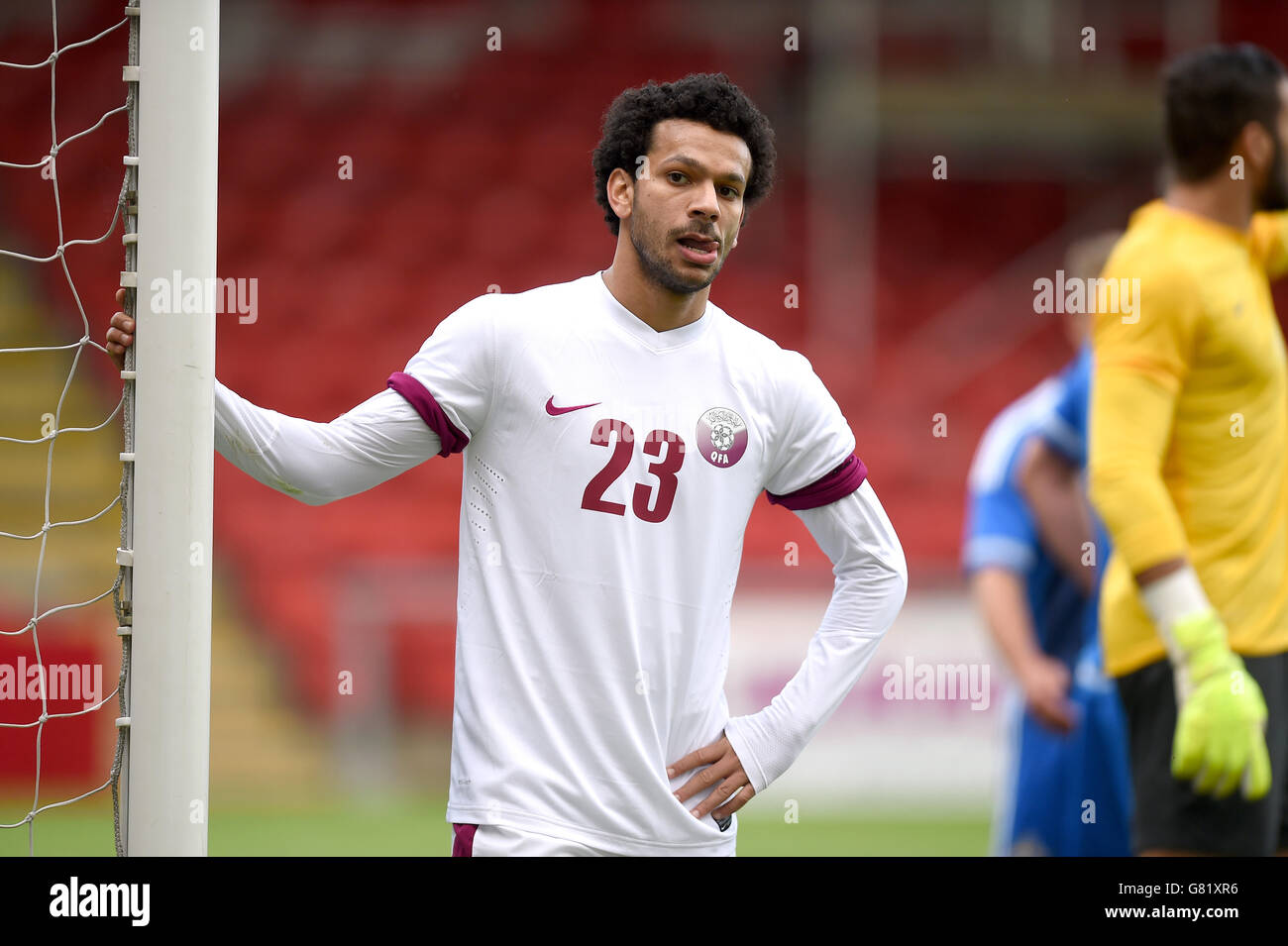 Soccer - International - Northern Ireland v Qatar - Gresty Road. Ahmed ...