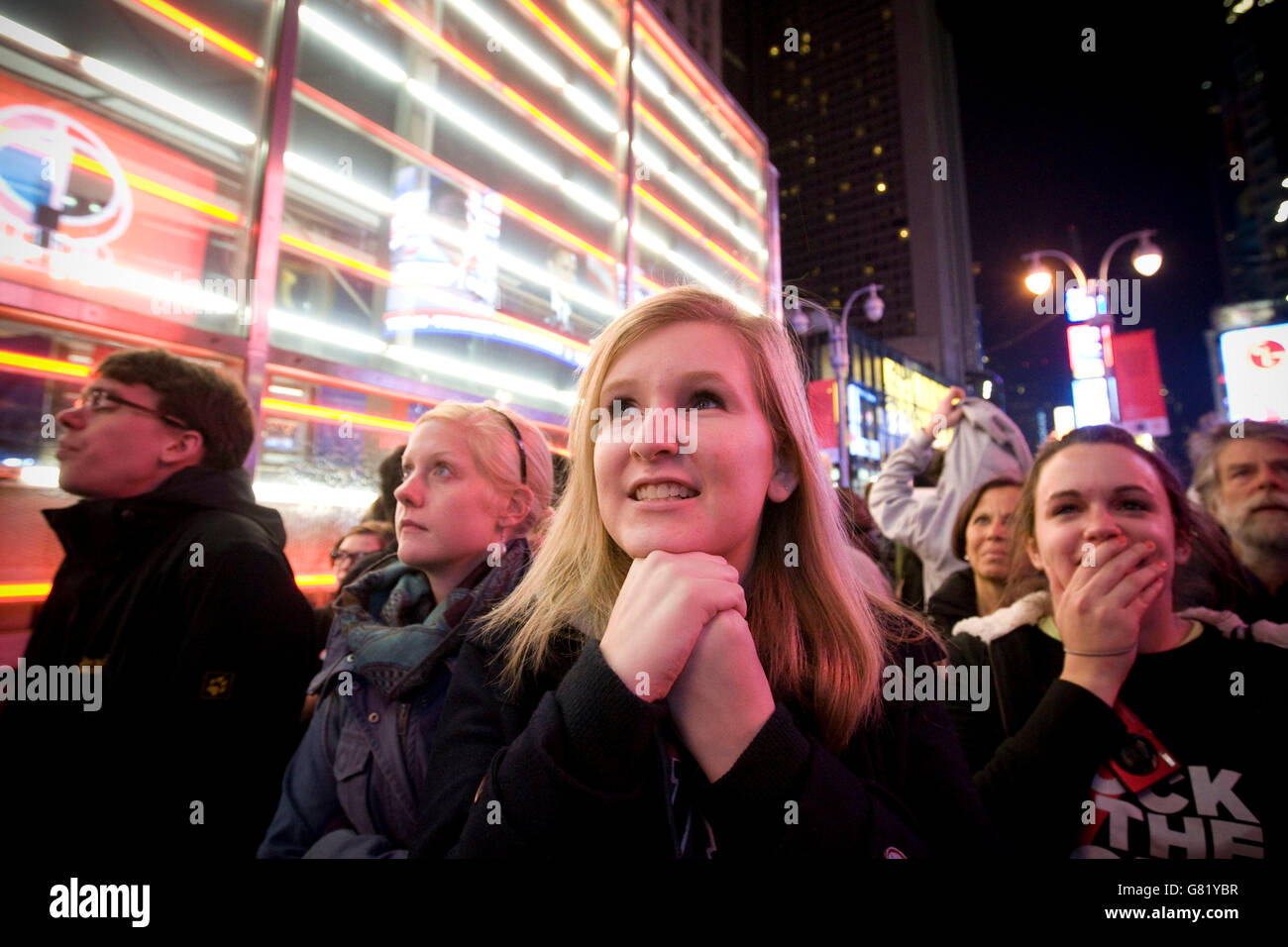 Barack obama election night 2008 hi-res stock photography and images ...