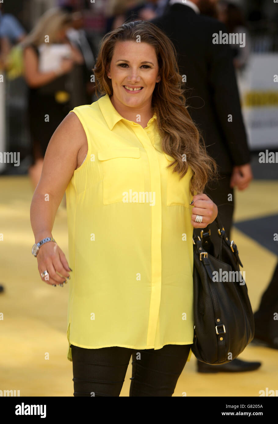 Sam Bailey attending the world premiere of Minions at the Odeon ...
