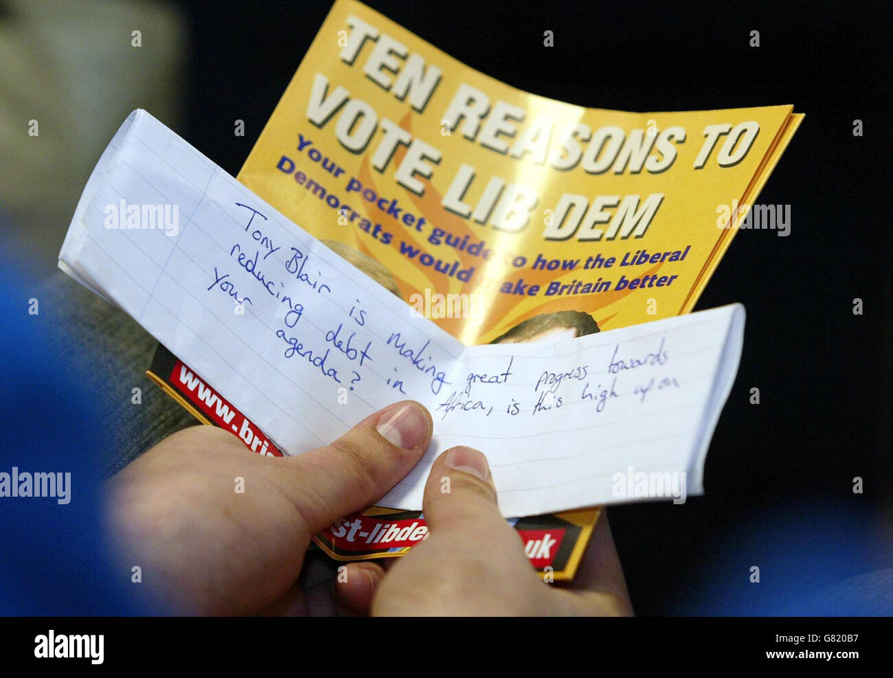 General Election Campaign 2005 - Bristol Stock Photo - Alamy