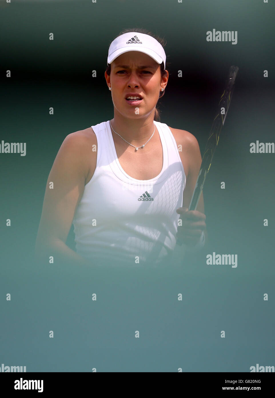 Ana Ivanovic during her match against Ekaterina Alexandrova on day One ...
