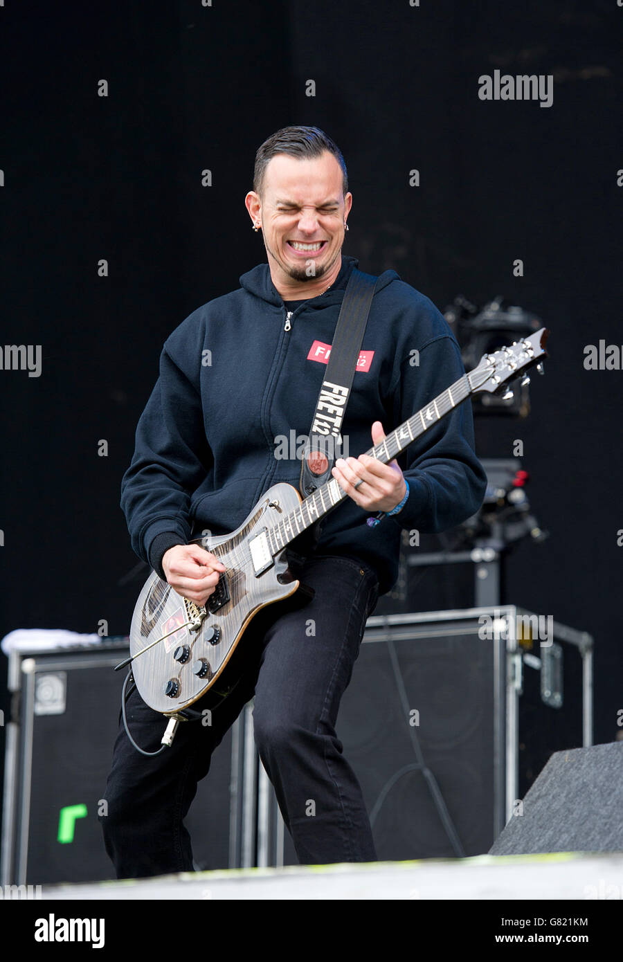 Mark Tremonti of Tremonti live on stage on day 3 of Download festival ...