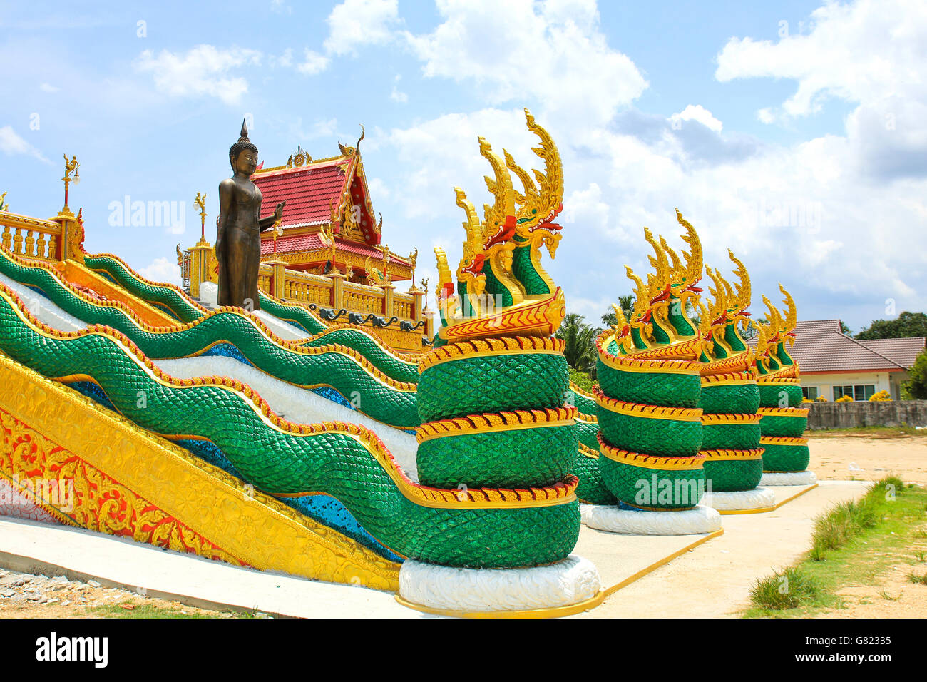 Wat Baan Ngao Temple, Ranong, Thailand Stock Photo - Alamy