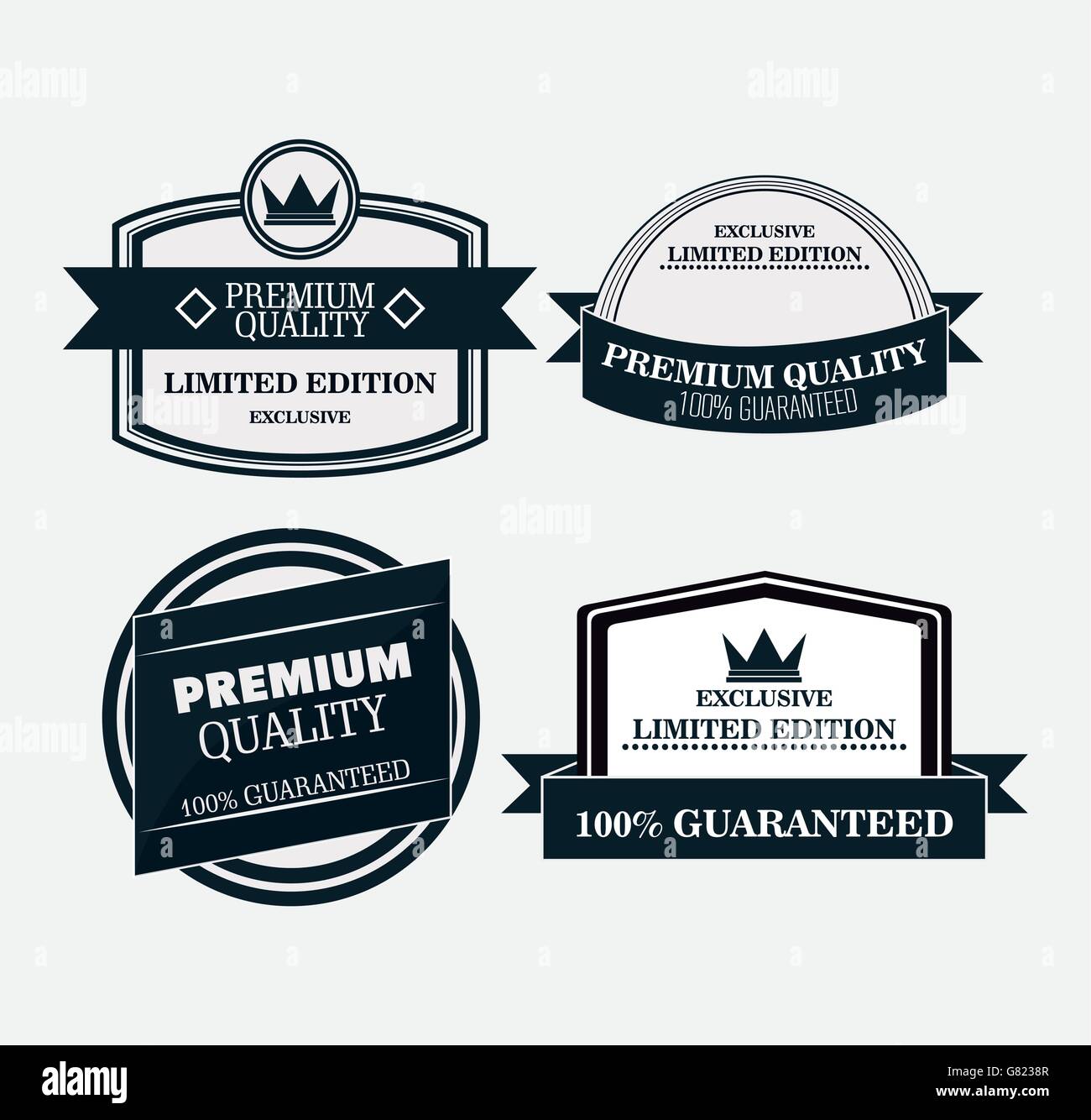 Label icon set. Premium and Quality design. Vector graphic Stock Vector ...