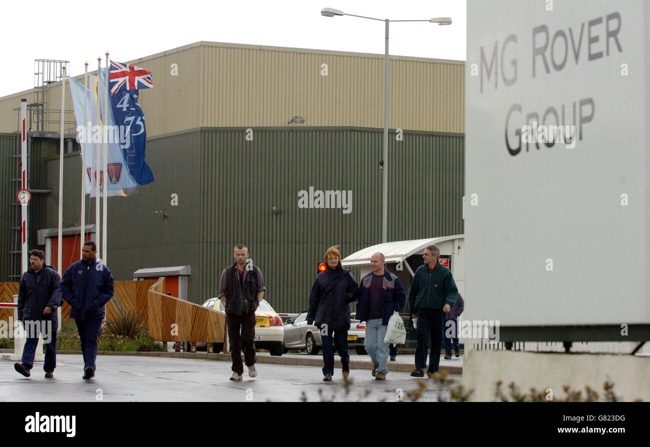 MG Rover Group - Longbridge Plant Stock Photo - Alamy