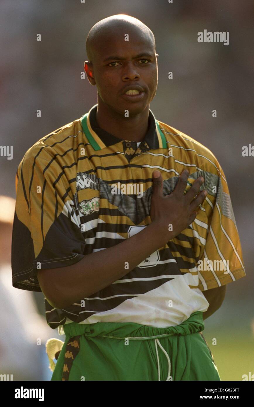 International Soccer - England v South Africa. Philemon Masinga, South ...