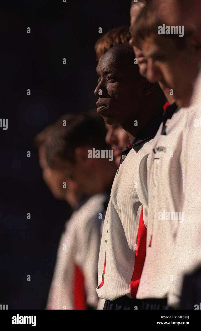 International Soccer - England v South Africa. Ian Wright, England ...